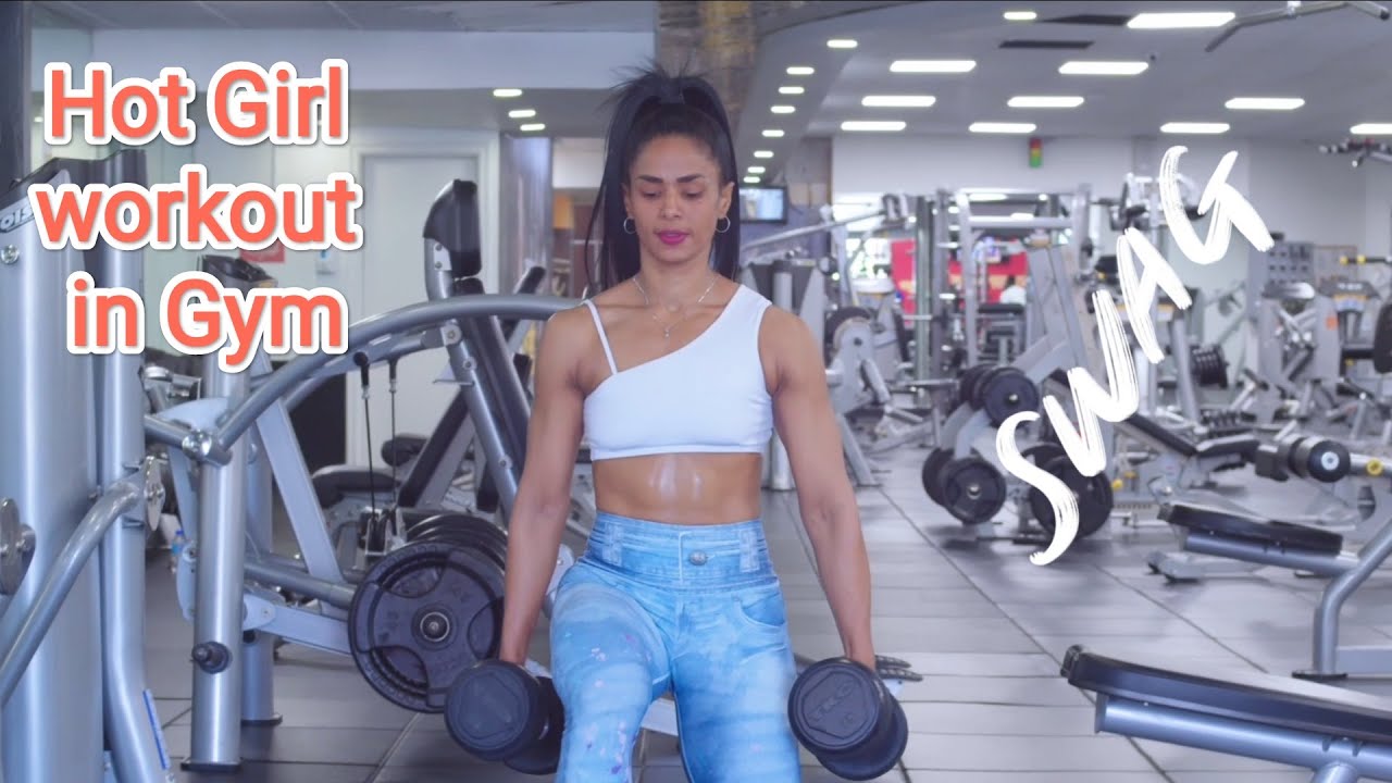 Body Builder Hot Girl Workout in Gym - Girls Workout - YouTube