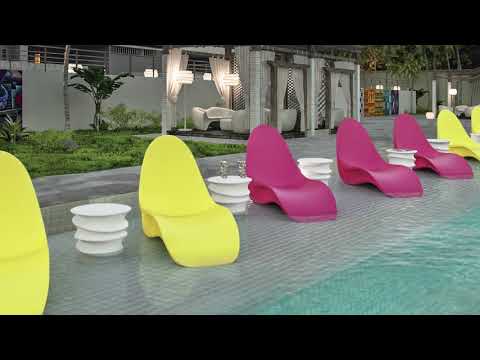 Bikini Pool Lounger Featured in Interior Design