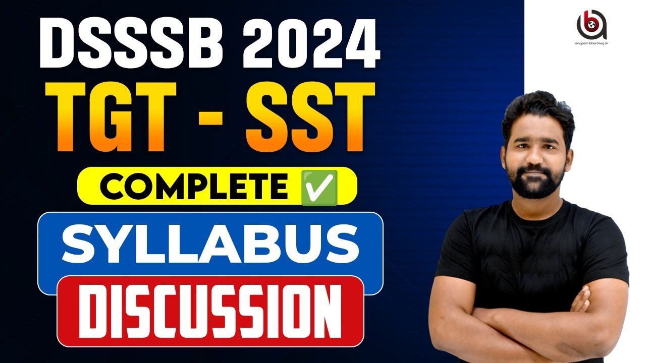 DSSSB TGT SST Syllabus 2024 | DSSSB TGT Vacancy | DSSSB TGT 2024 - YouTube