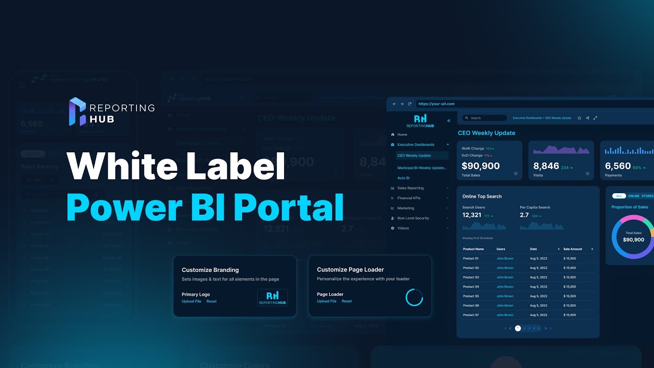 Reporting Hub - White Label Power BI Delivery Platform - YouTube