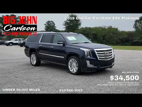 2019 Cadillac Escalade ESV Platinum – $35,000 All-In | Carlson Chevrolet