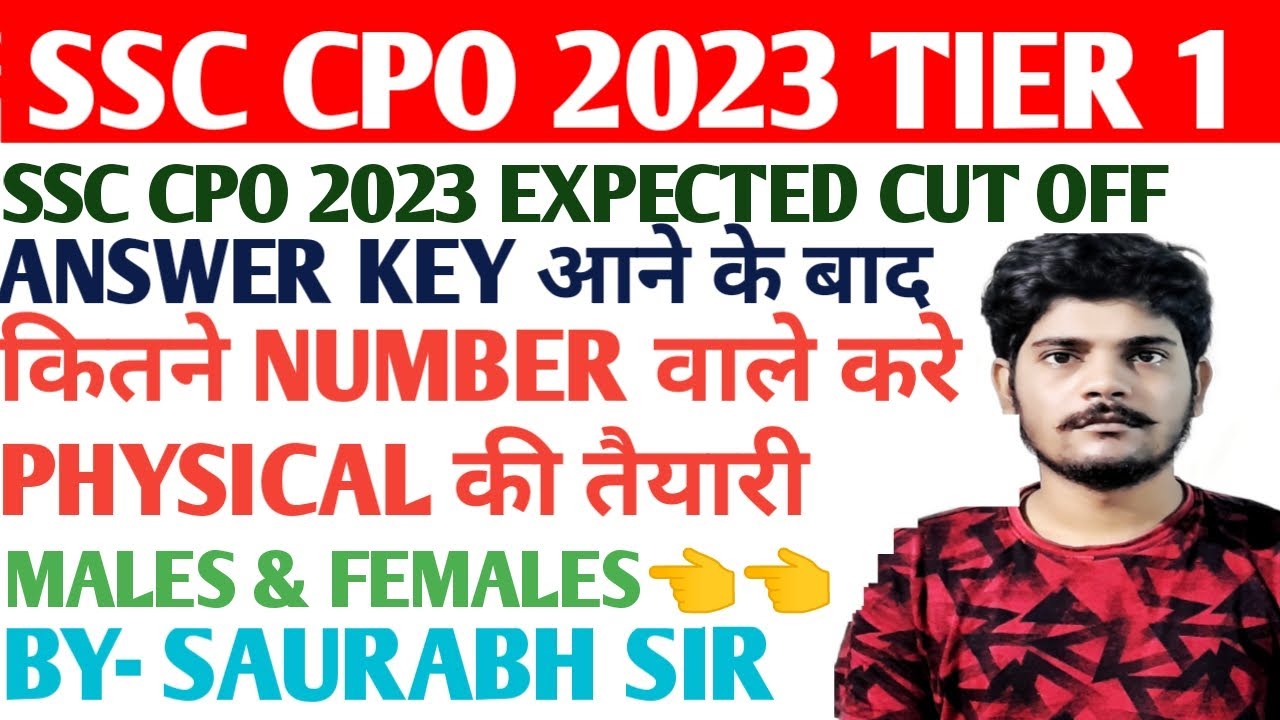 SSC CPO 2023 | shift wise average score | Normalisation | Expected ...