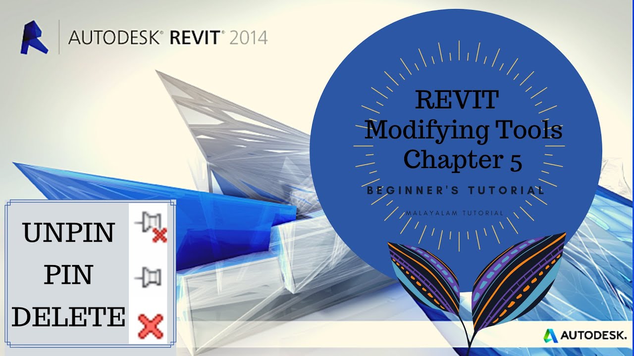 10 PIN || UNPIN || DELETE || REVIT Model line Modifying Tools ...