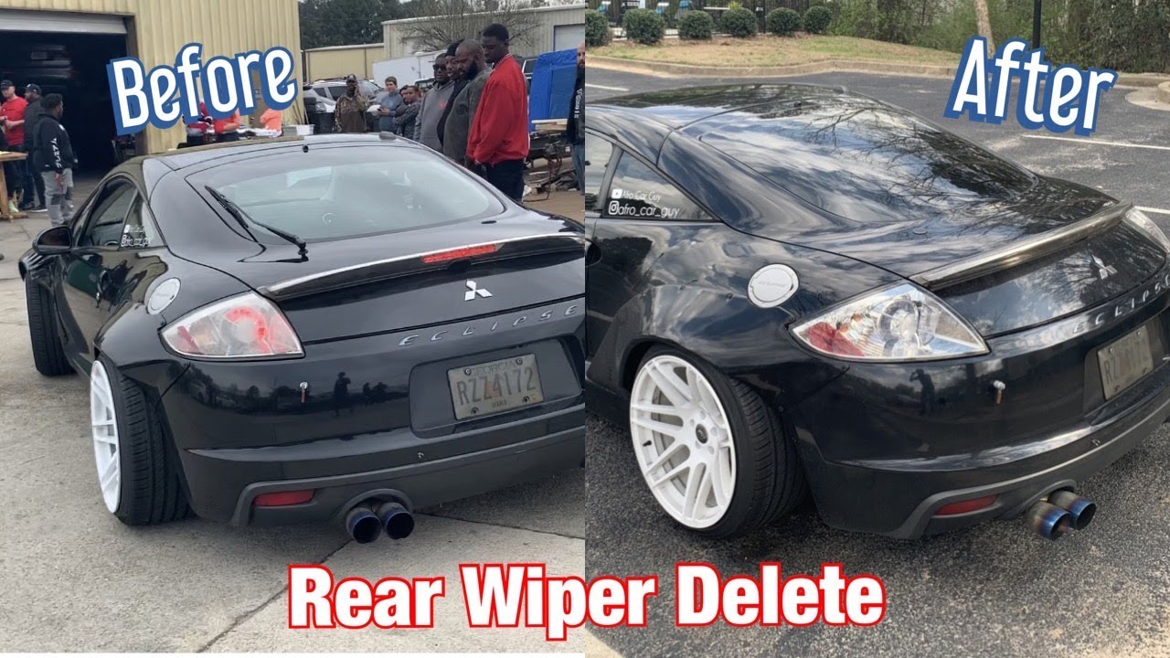 Rear Wiper Delete on 4g Eclipse - YouTube