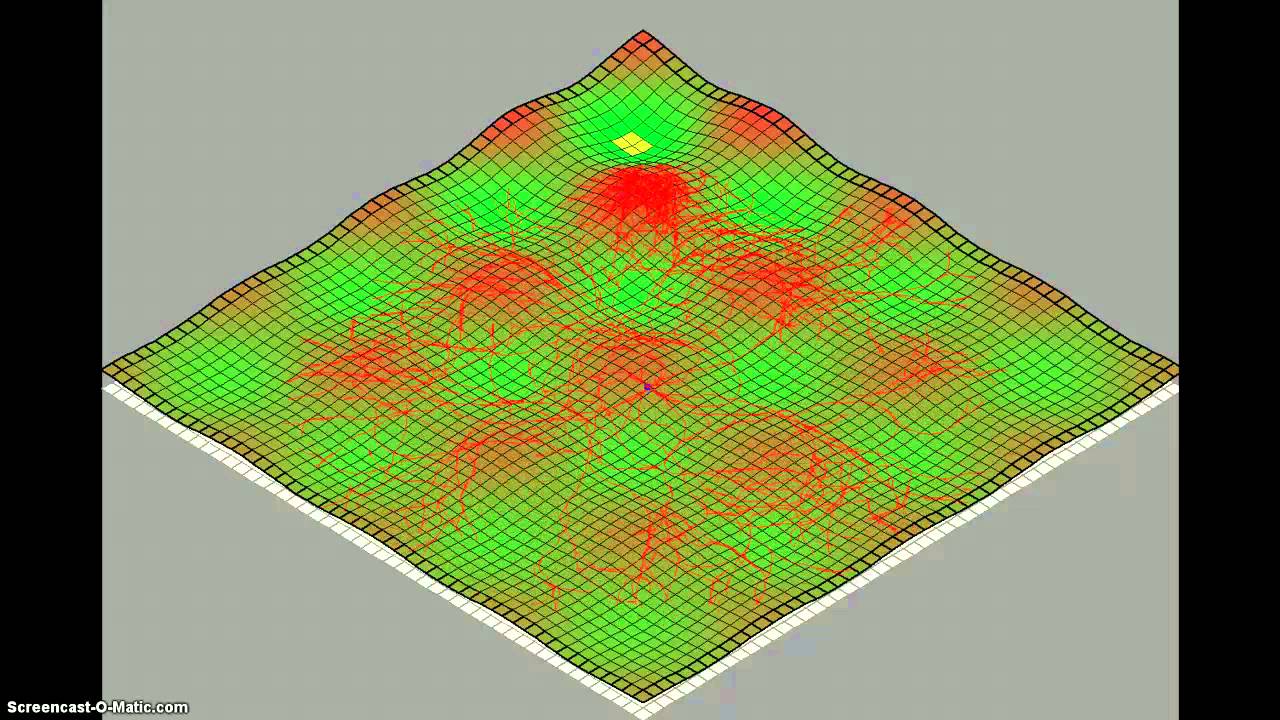 First fractal experiment - YouTube