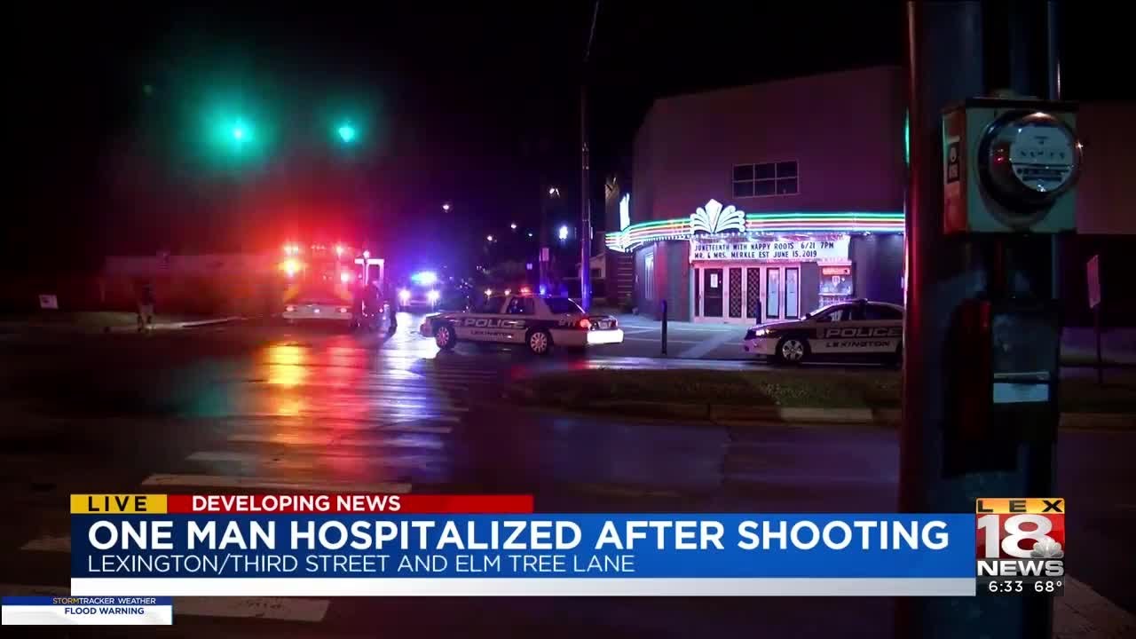 One Man Hospitalized After Shooting - YouTube