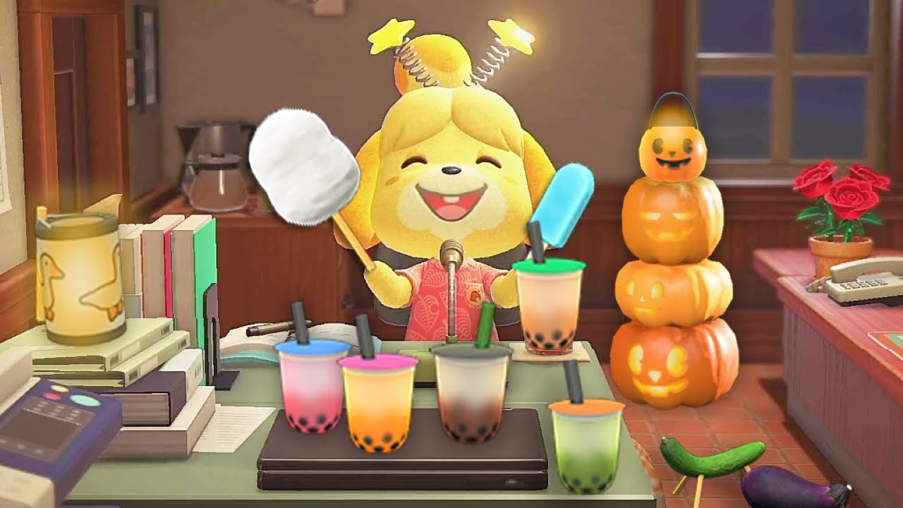 Isabelle's ASMR Mukbang: Eating All Items of V1.11 Update - YouTube