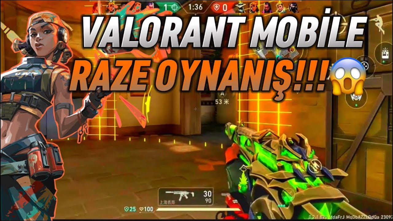 VALORANT MOBILE RAZE OYNANIŞ!!! - YouTube