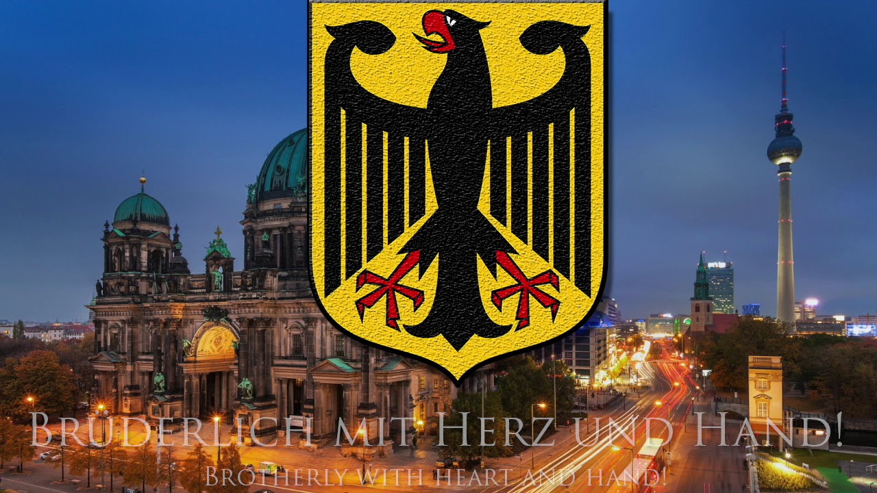 National Anthem of Germany - "Deutschlandlied" - YouTube