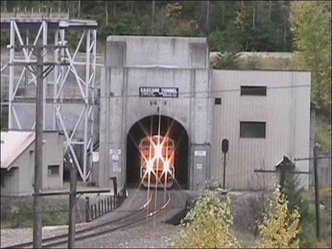 Cascade Tunnel, East Portal - YouTube