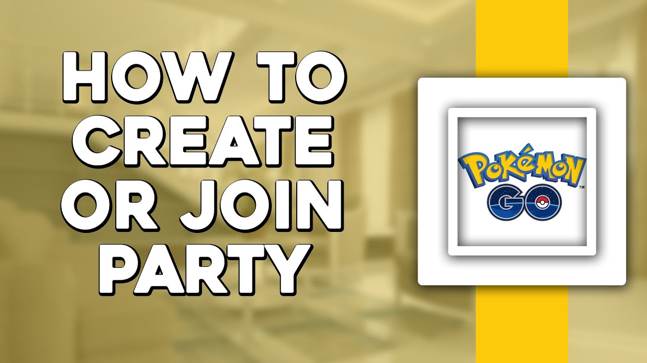 How To Create or Join a Party on Pokemon GO (Quick Tutorial) - YouTube