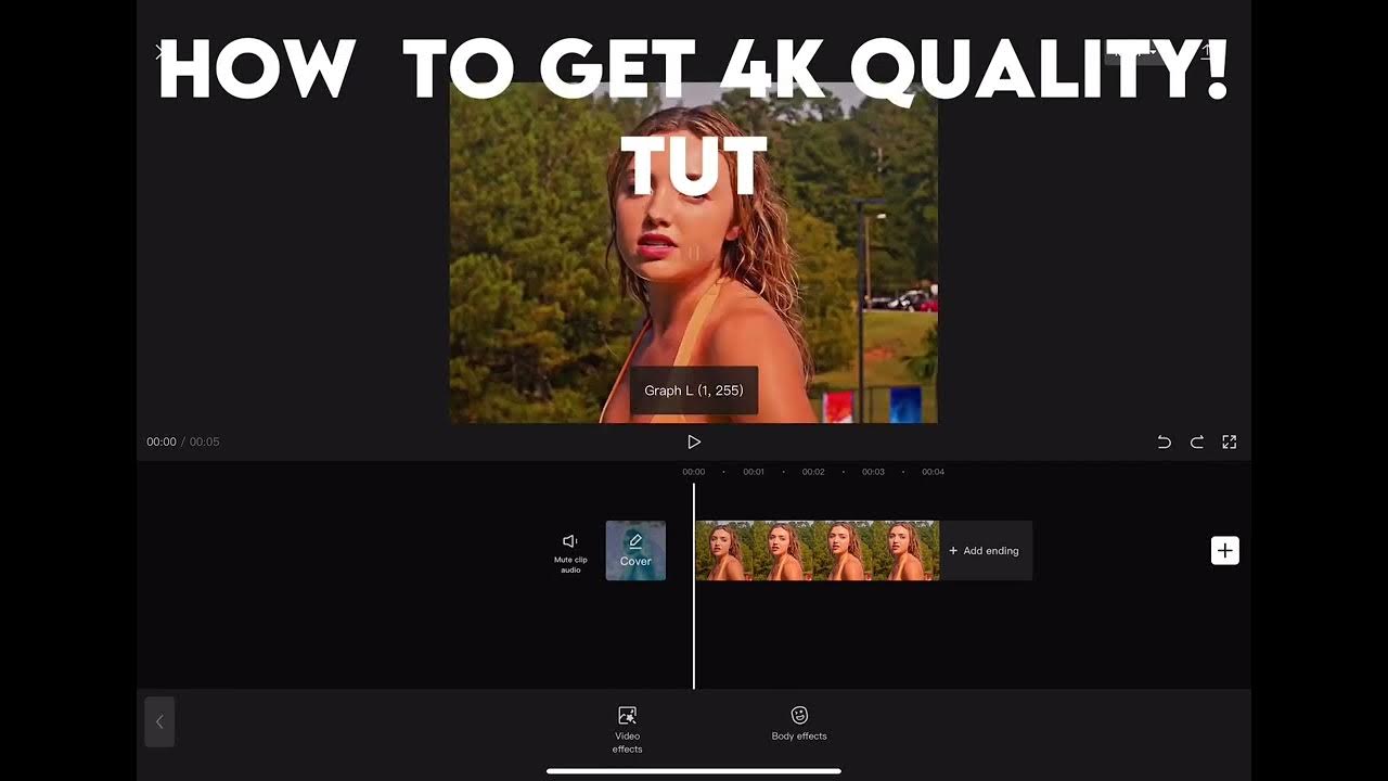 How to get 4K quality tutorial (HDR) *CapCut* - YouTube