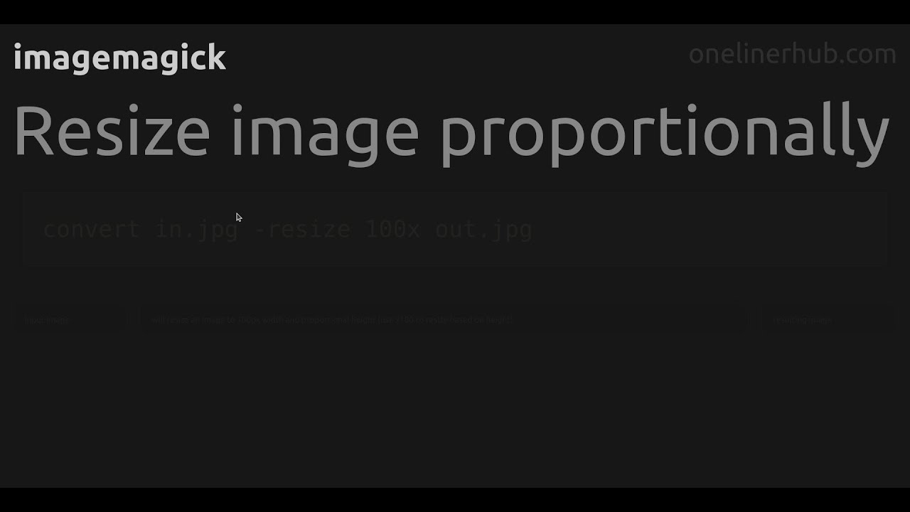 Resize image proportionally - YouTube