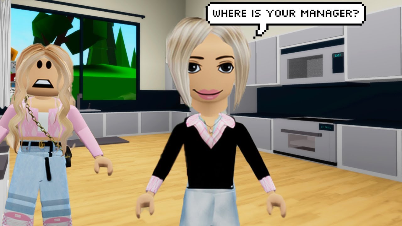 My MOM Hired A KAREN As My BABYSITTER!! **BROOKHAVEN ROLEPLAY** | JKREW ...