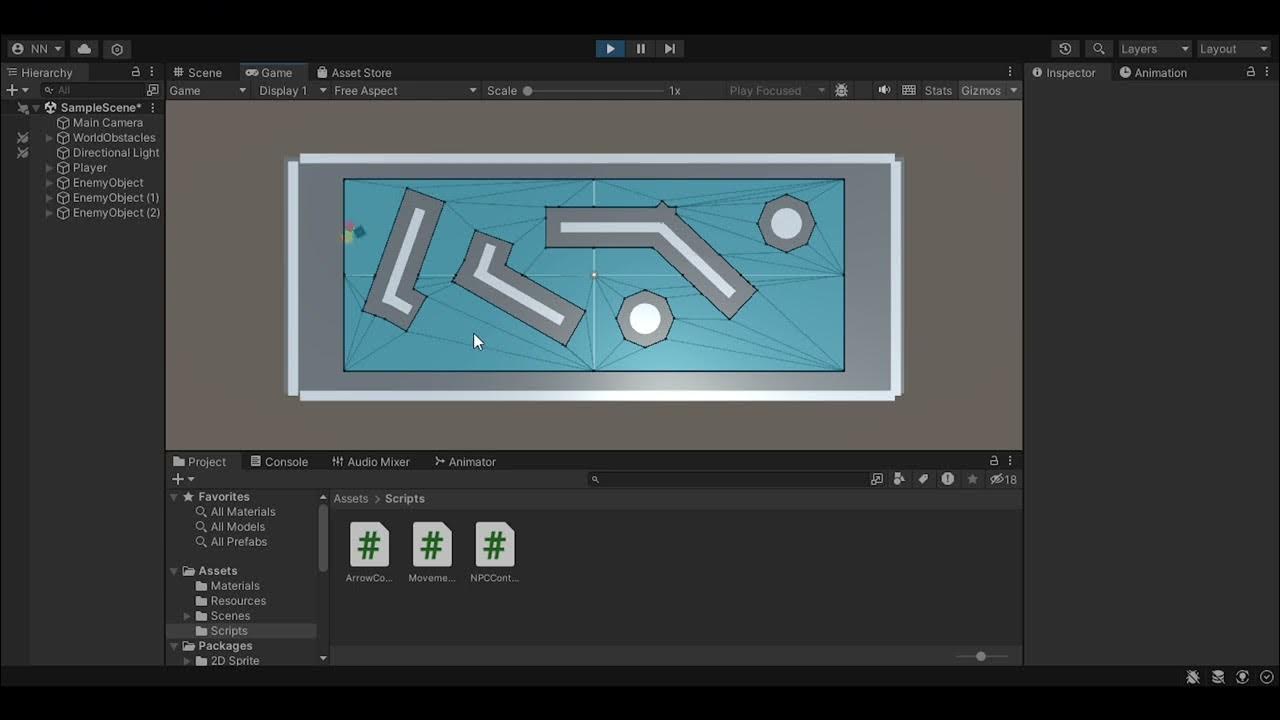 Implementasi Pathfinding BFS dengan NavMesh pada Game Maze (Haikal Rafif Arkananta 2291345013 ...