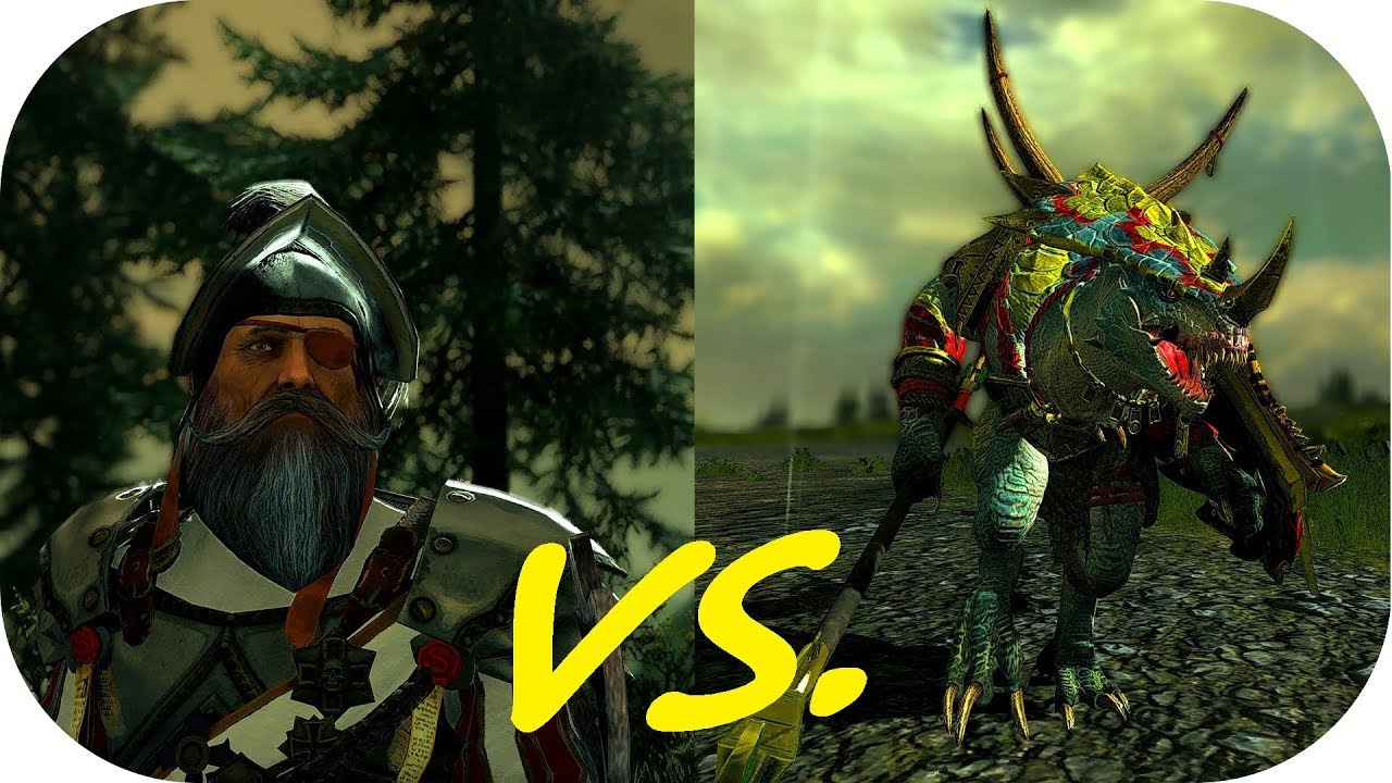 Total War: Warhammer II ♦ Fight Club ♦ Empire Captain vs. Saurus Scar ...