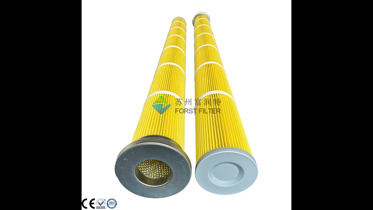 High Efficiency Pleated Bag Filter for Cell Plate Design | Industrial ...