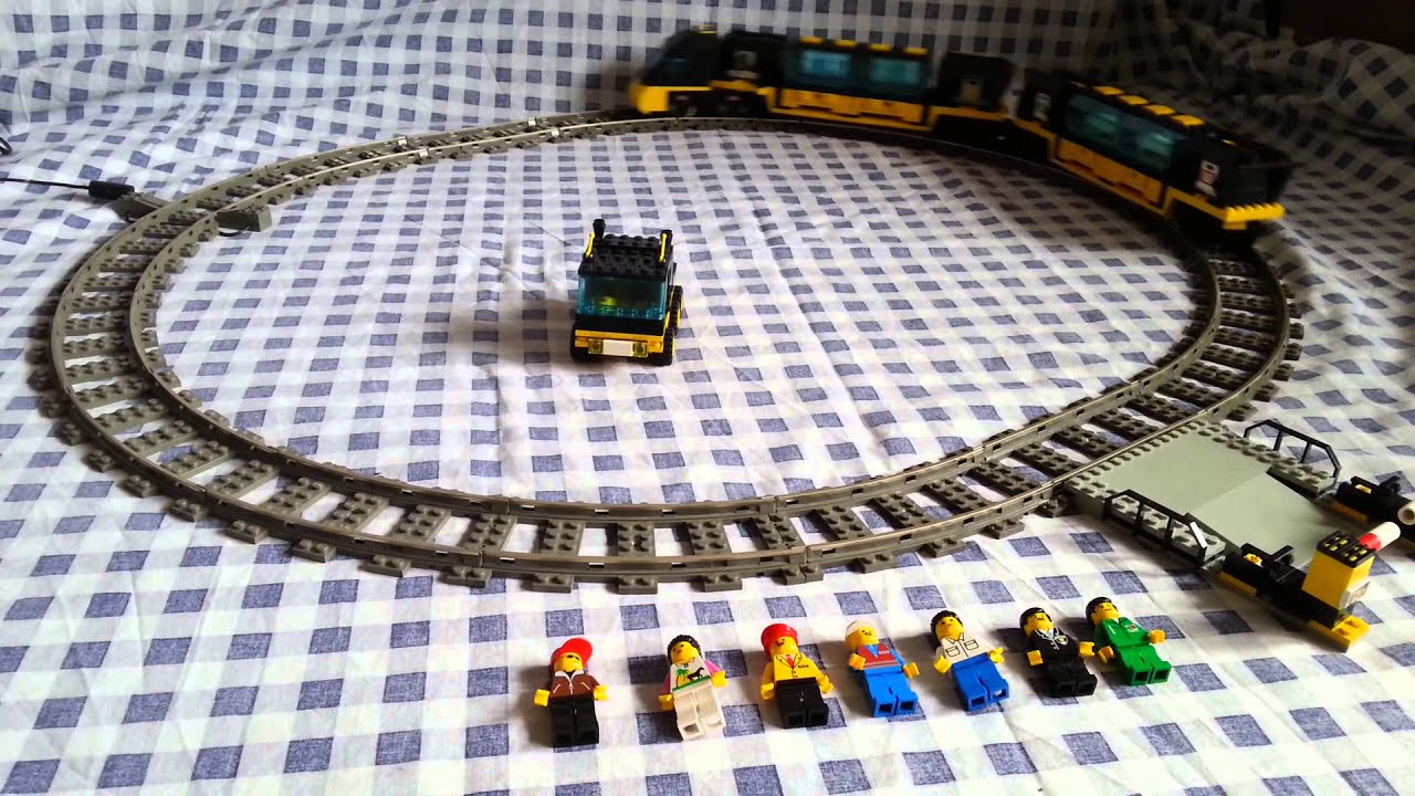 Lego 9v Train Model 4559 - Cargo Railway - YouTube