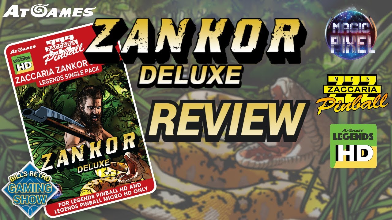AtGames Zankor Deluxe Review for Legends Pinball HD - YouTube
