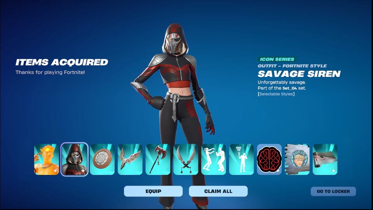 How To Get MrSavage Siren Skin For FREE! (Fortnite) - YouTube