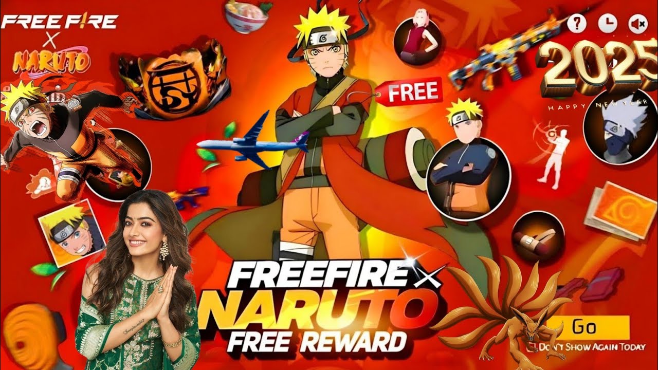 💯 %FREE FIRE × NARUTO COLLABRATION EVENT FULL DETAILS ...