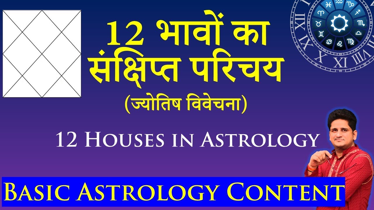 12 Bhav in Astrology, Jyotish me 12 bhava, 12 Houses in Astrology, बारह ...