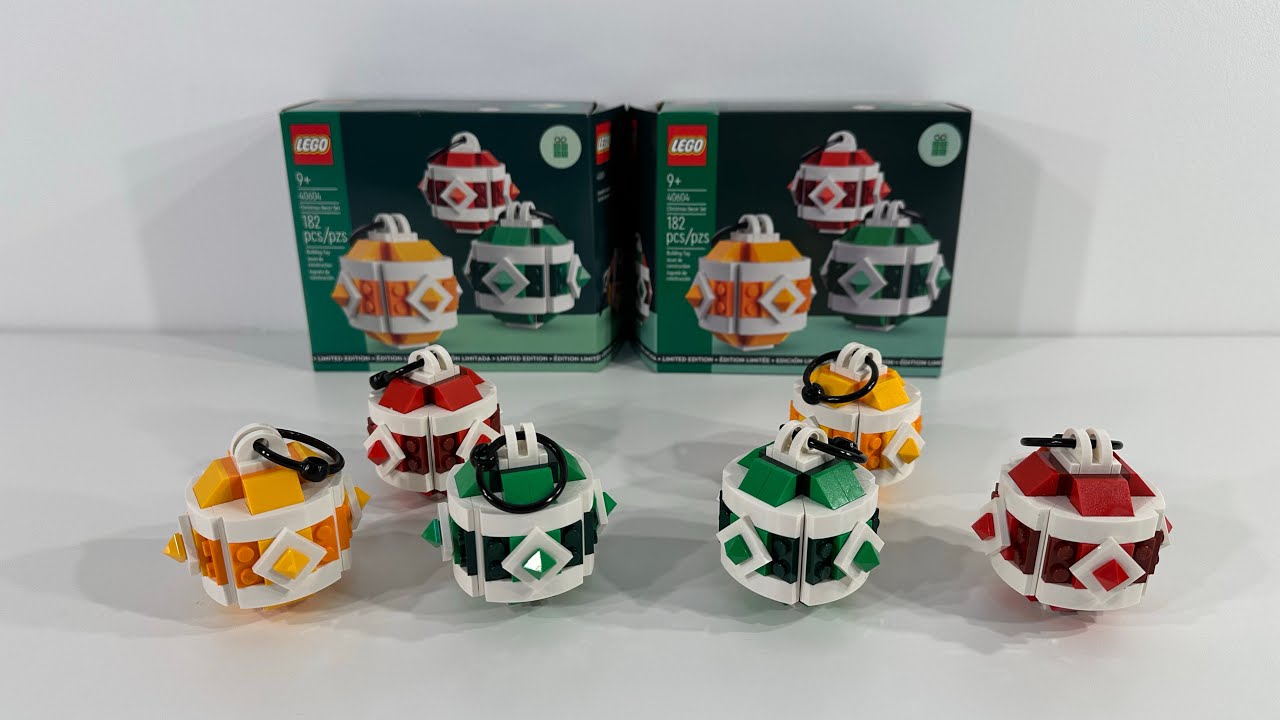 LEGO 40604 - Christmas Decor Set Review - YouTube