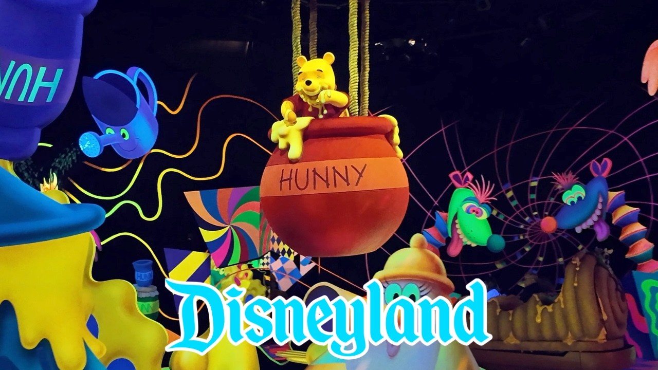 🍯 The Many Adventures of Winnie the Pooh Ride | Disneyland 4K 60FPS POV ...