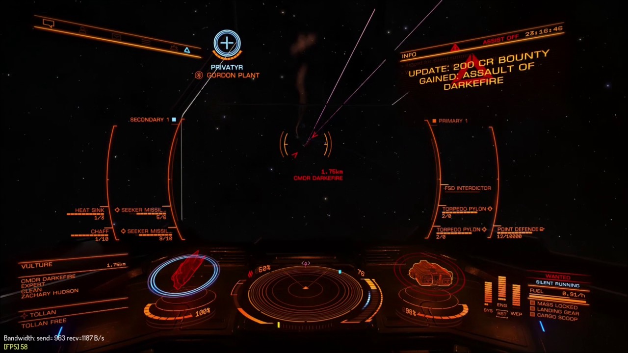 Elite: Dangerous (PVP)Keelback vs Vulture - YouTube