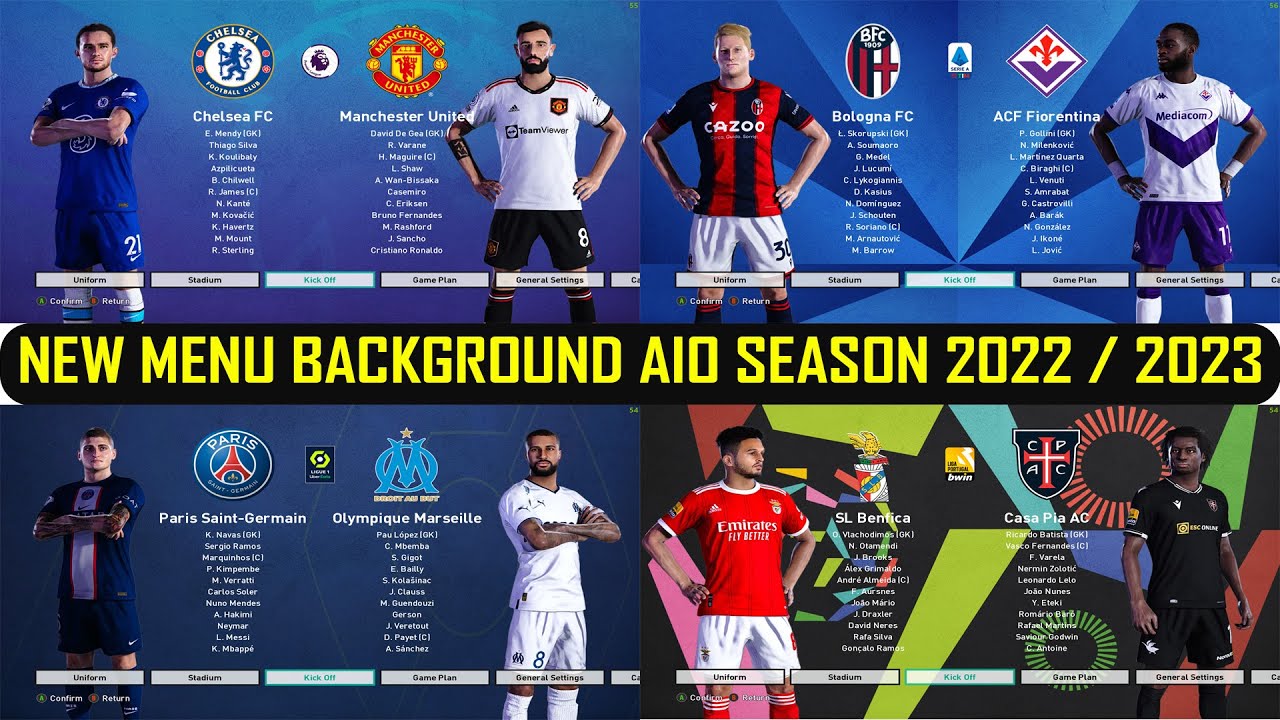 NEW MENU BACKGROUND MOD AIO SEASON 2022 / 2023 || HOW TO INSTALATION ...