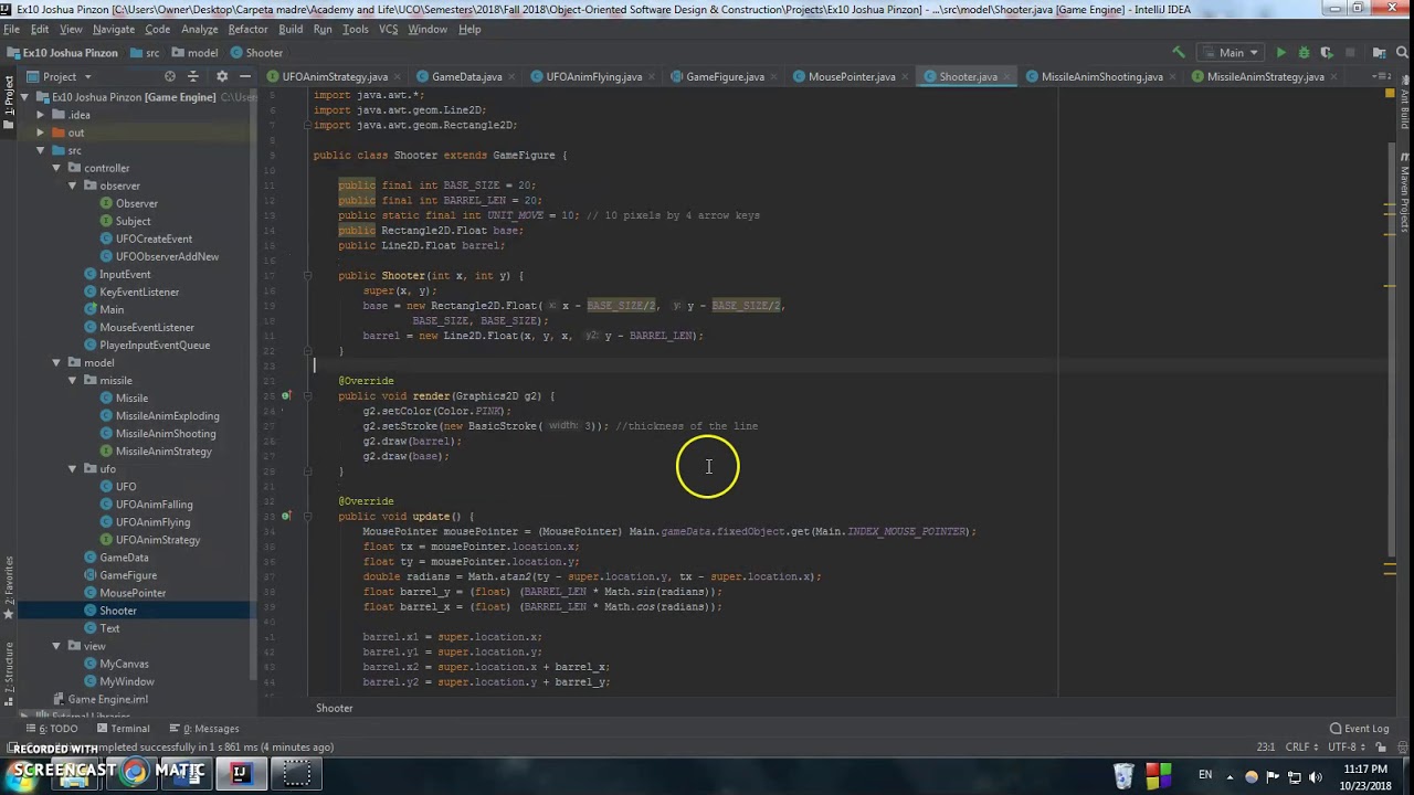Joshua Pinzon Program 10 OOSW - YouTube