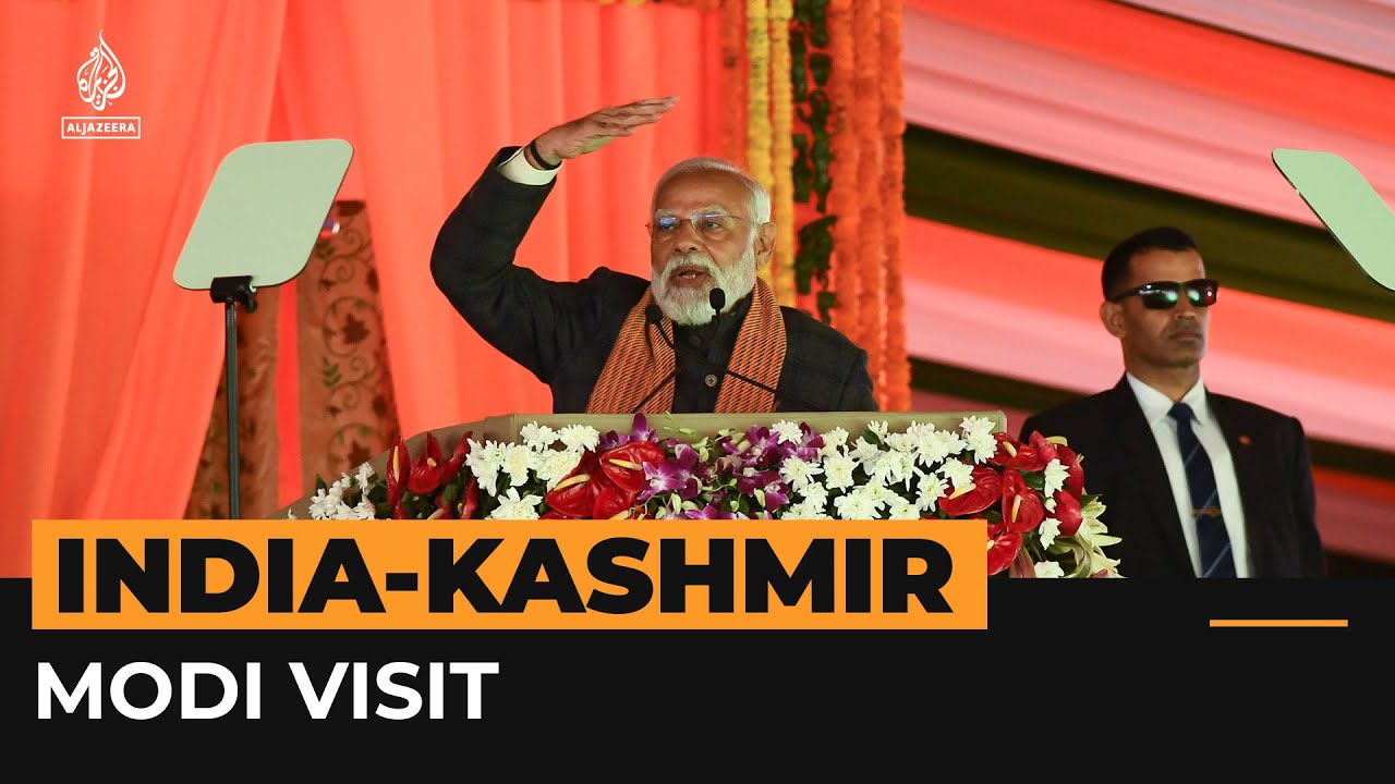 Modi visits Indian-administered Kashmir | Al Jazeera Newsfeed - YouTube