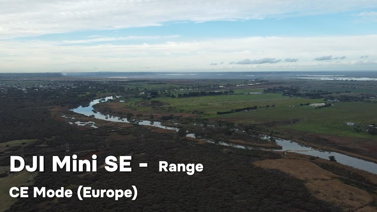 DJI Mini SE - Range in CE Mode - YouTube