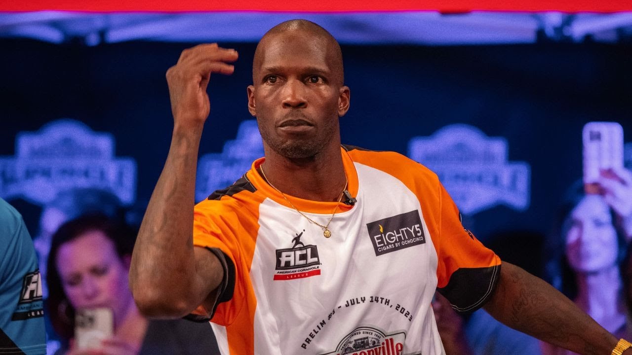 Chad “Ochocinco” Johnson Is A Cornhole Star 🌟 - YouTube