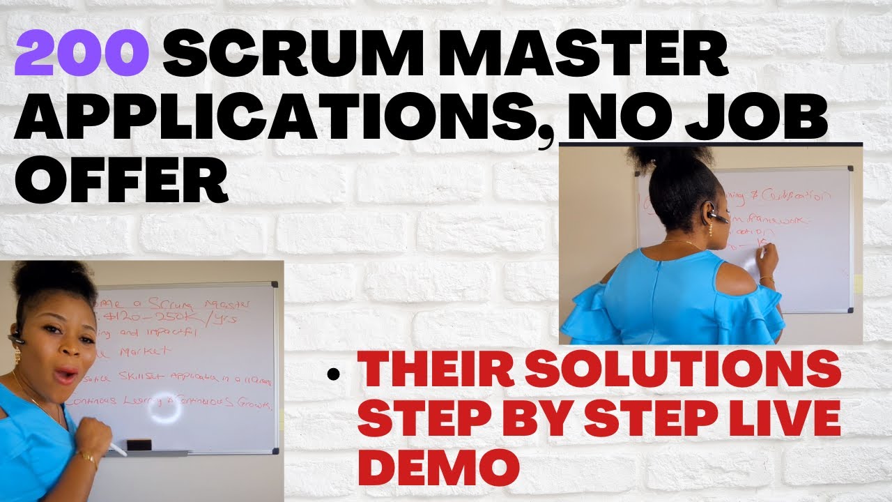 Live Demo - 2 Techniques on how to become a Scrum Master Step-by-Step ...