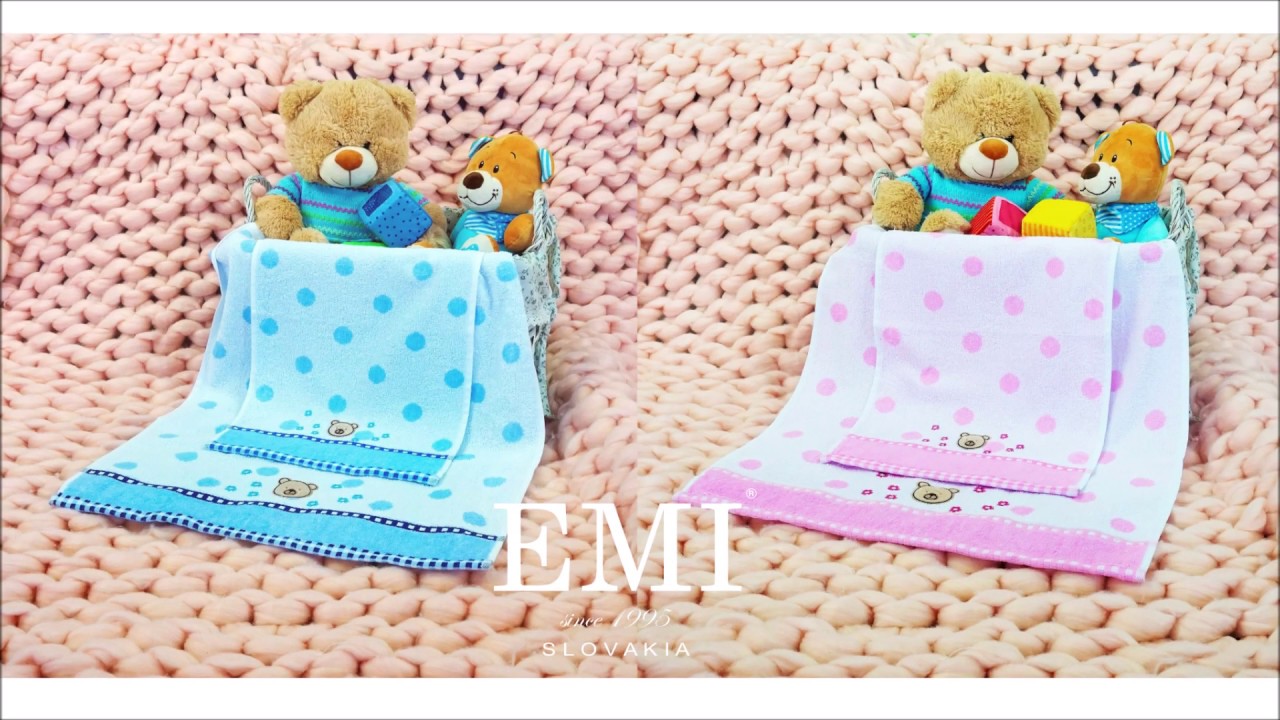 Uteráky a osušky pre citlivú detskú pokožku | EMI - YouTube