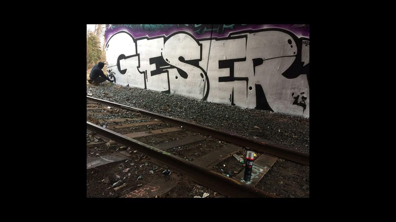 Geser 3A All Graffiti pieces 2018 - YouTube