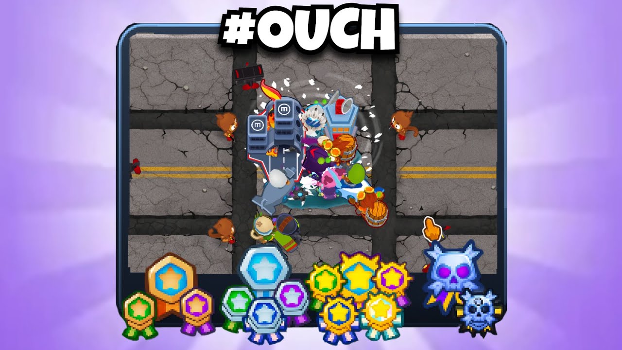 How I Finally Beat OUCH On CHIMPS Mode! (Bloons TD 6) - YouTube