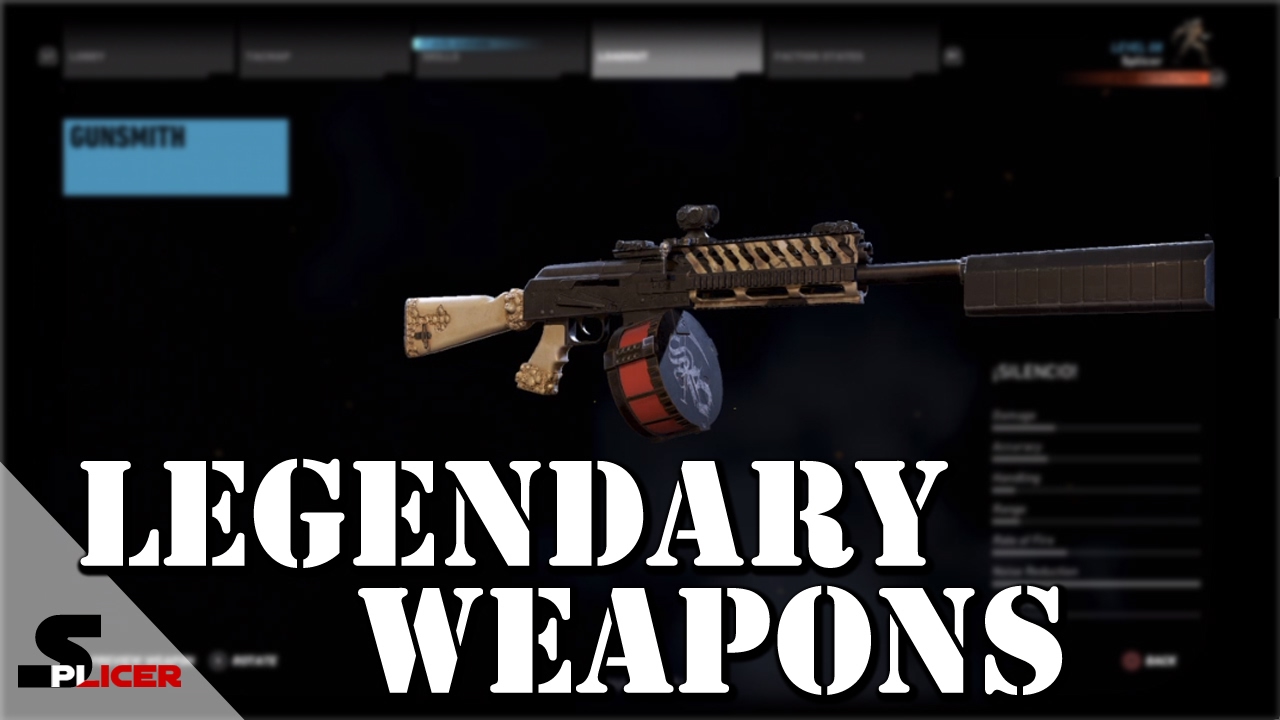 All Legendary Weapons - Tom Clancy Ghost Recon Wildlands - YouTube