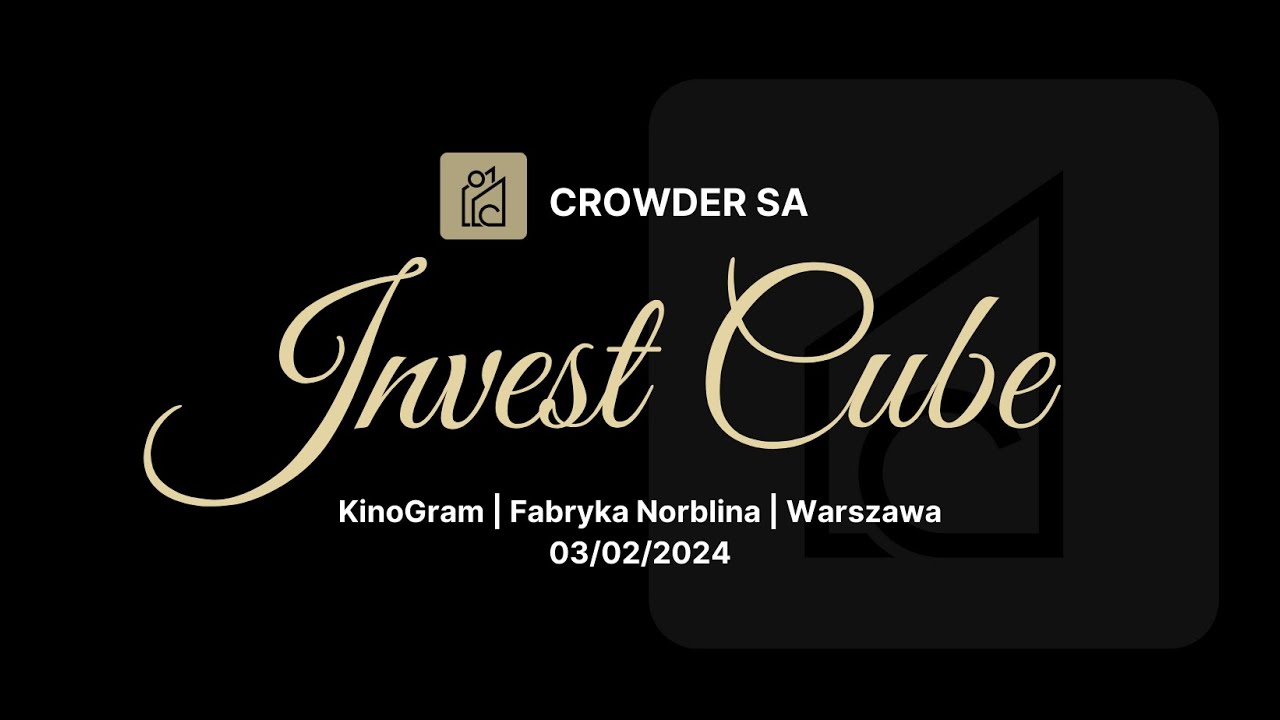 Invest Cube : Crowder SA & CrowdeX x KinoGram & Fabryka Norblina - YouTube