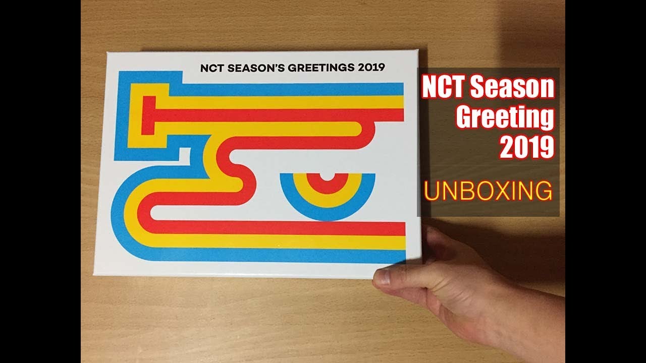KPOP Season Greeting NCT 2019 시즌그리팅 개봉 후기 - YouTube