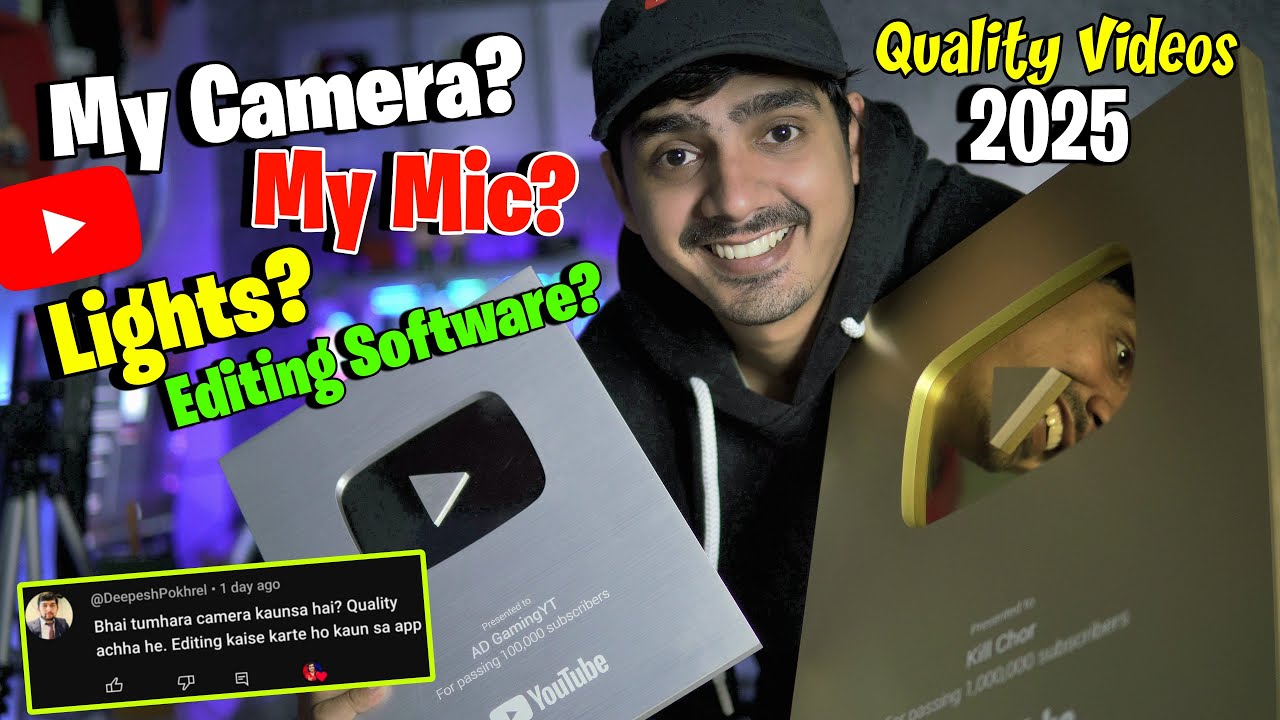 My Youtube Video Setup: Camera, Mic & Editing Software | Budget ...
