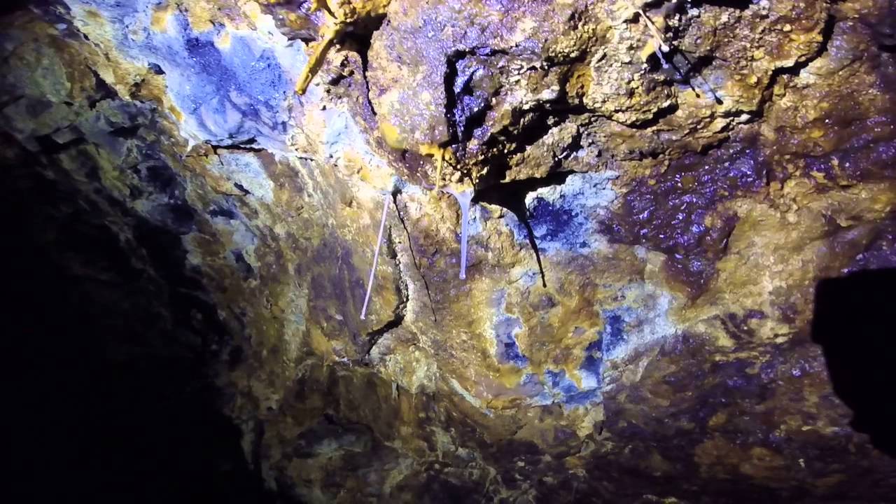 Snottite bacterial formations - YouTube