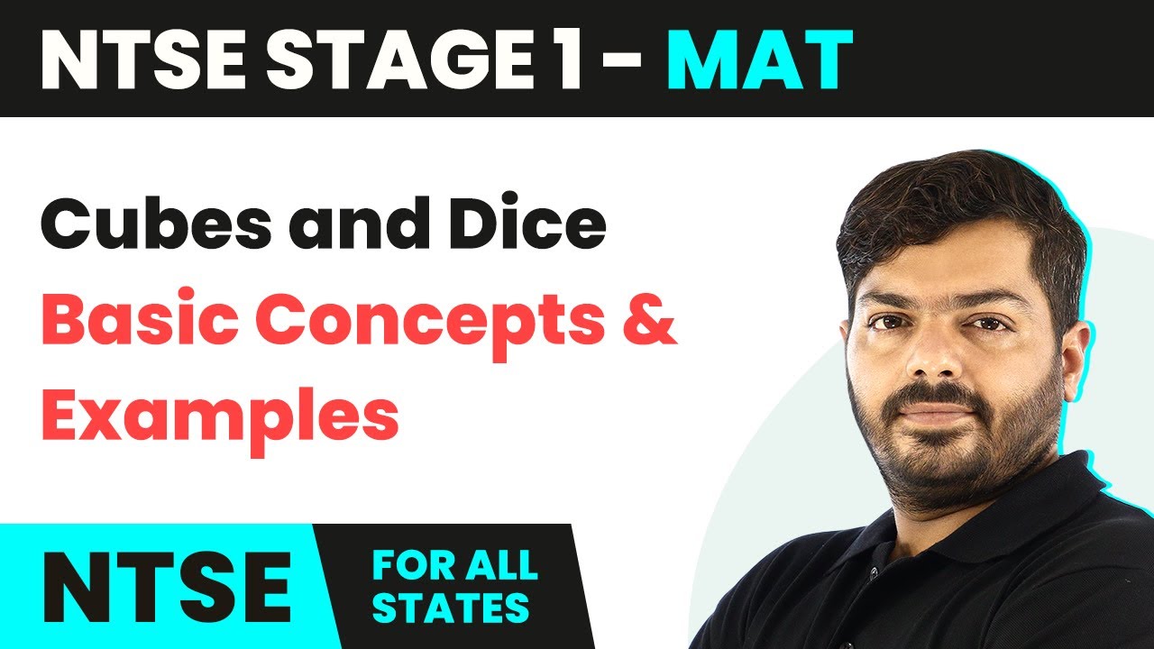 NTSE MAT (Stage 1) | Cubes and Dice - Basic Concepts and Examples - YouTube