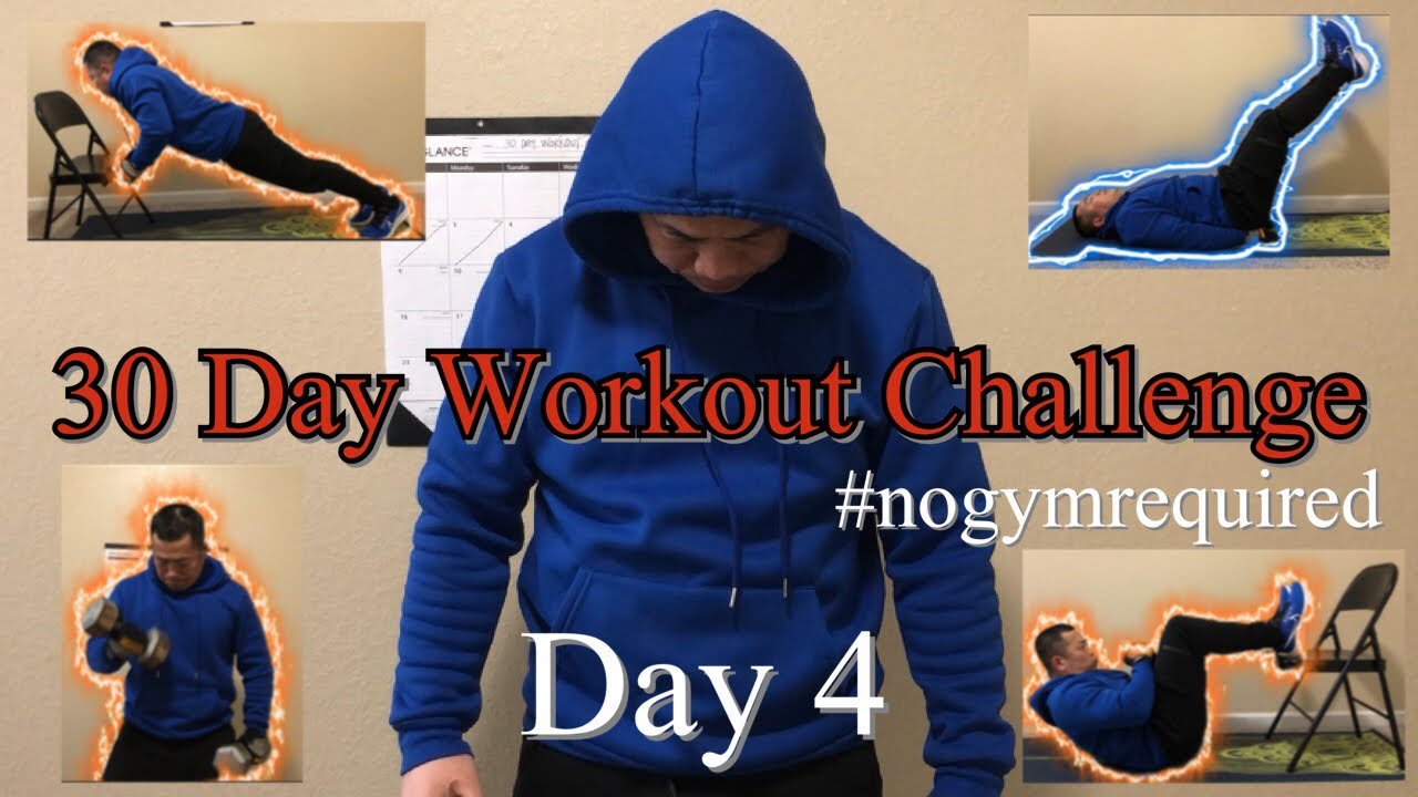 30 Day Workout Challenge | Day 4 | No gym required at home workout ...