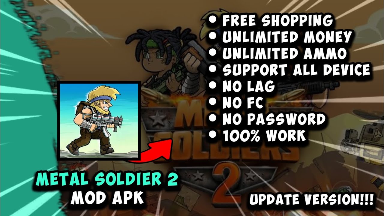 METAL SOLDIER 2 MOD APK [ NO PW ] || UPDATE VERSION!!! - YouTube