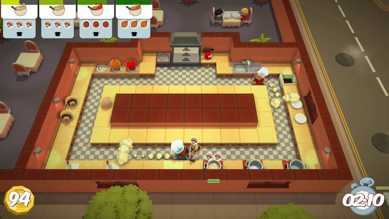 Overcooked Level 1-5 3Stars Walkthrough - YouTube