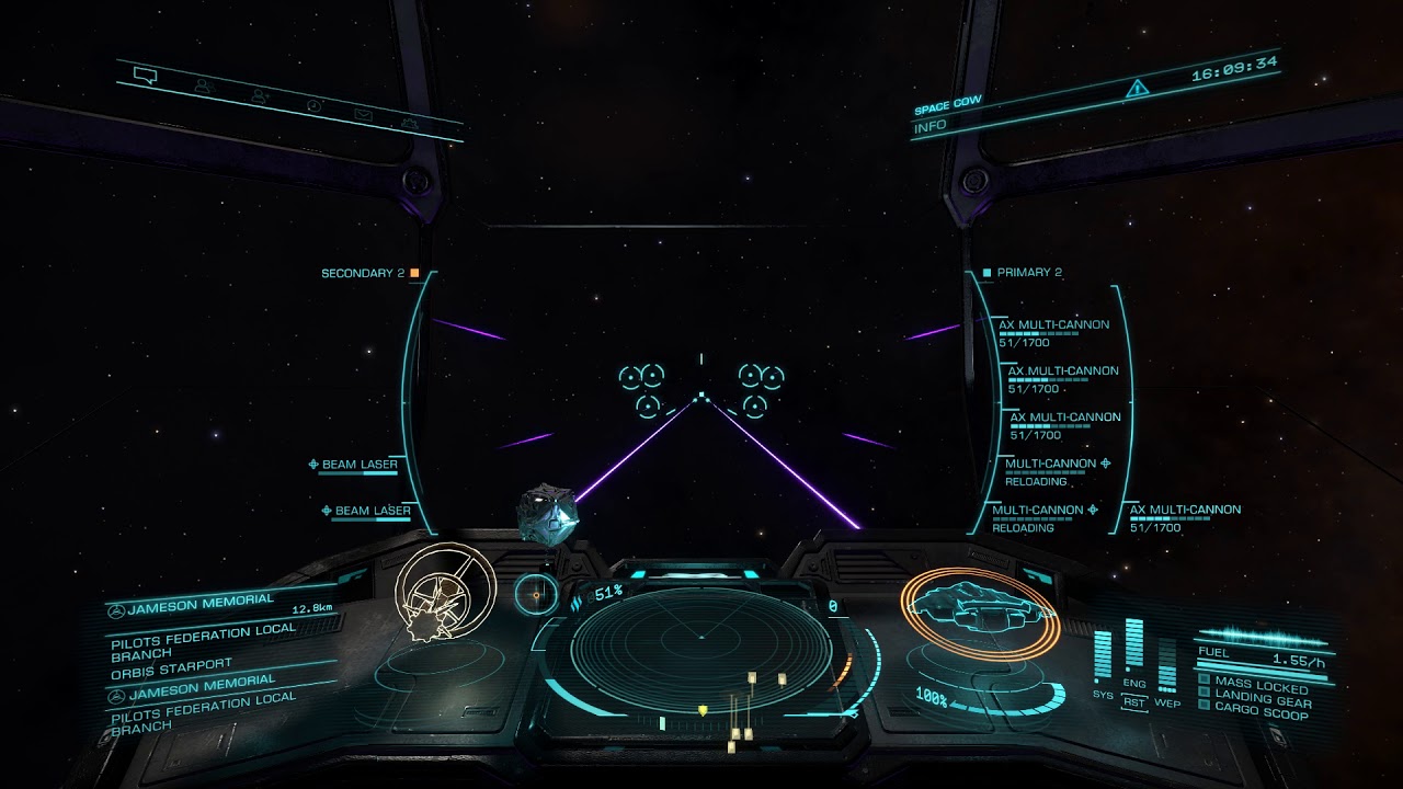 Elite Dangerous - Type-10 weapon test (engineered PD) - YouTube