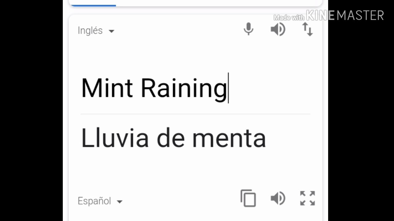 ¿Qué significa Mint Raining? - YouTube