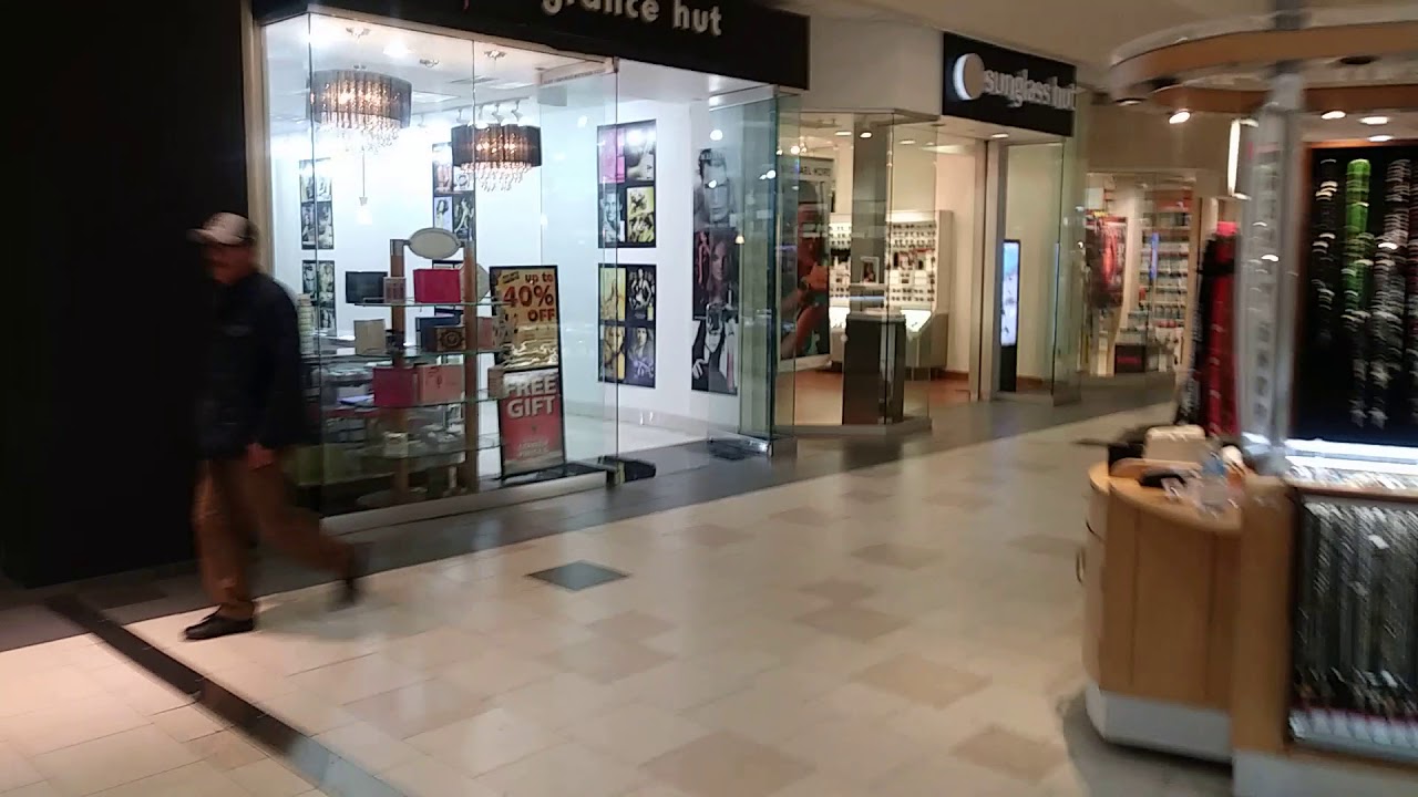 Walking inside at the Aurora Mall - YouTube
